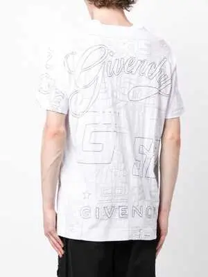 Givenchy Embroidered-design Cotton T-shirt