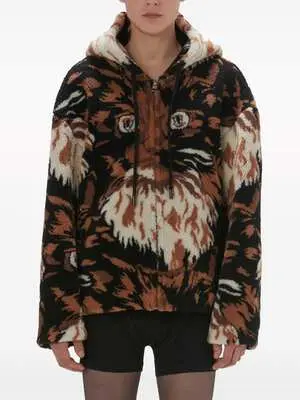 JW Anderson Graphic-print Fleece Jacket