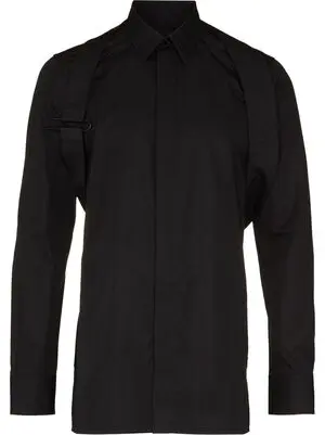 Givenchy Harness-detail Shirt - Black