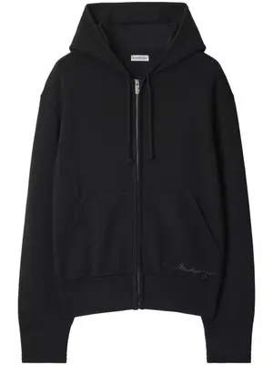 Burberry Logo-embroidered Wool-blend Jacket