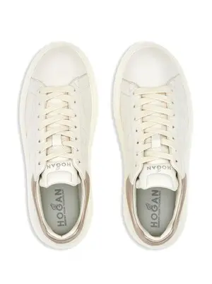 Hogan H-stripes Lace-up Sneakers - Neutrals