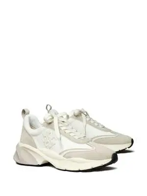Tory Burch Good Luck Panelled Sneakers - White