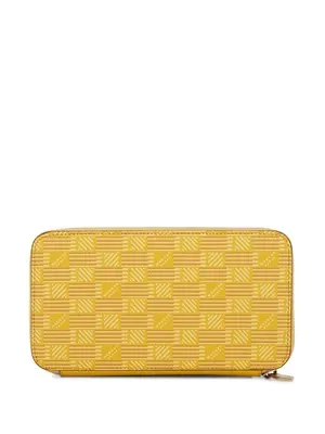 Moreau Monogram-print Leather Wallet - Yellow