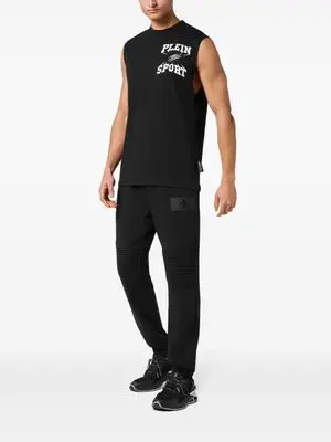PLEIN SPORT Logo-print Tank Top
