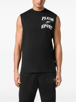 PLEIN SPORT Logo-print Tank Top