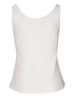 PETER COHEN Silk Tank Top - White