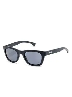 BOSS Logo Square-frame Sunglasses