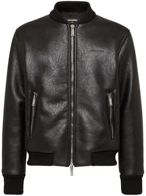 Dsquared2 Logo-embossed Bomber Jacket