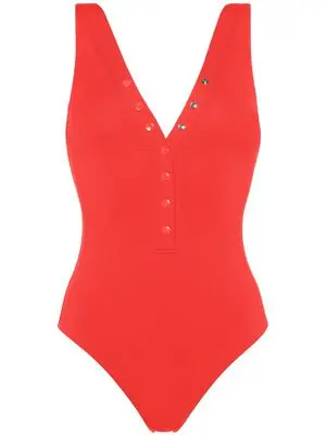 ERES Icône V-neck Swimsuit - Red