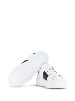 Hogan H-stripes Leather Sneakers