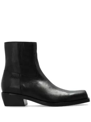 Versace Zip Up Boots For Men