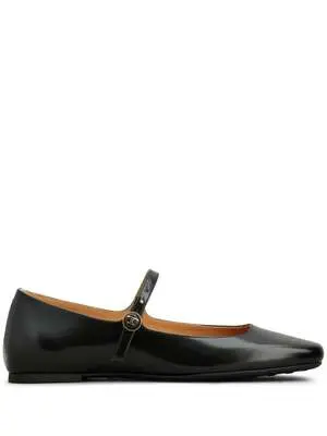 TOD'S Patent-leather Ballerina Shoes - Black