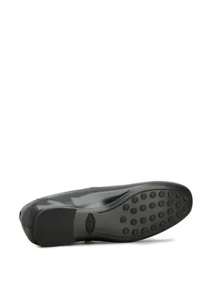 TOD'S Patent-leather Ballerina Shoes - Black