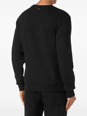 BILLIONAIRE Logo-print Cotton Sweatshirt - Black