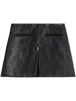 COURREGES Heritage Coated Miniskirt