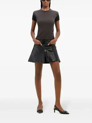 COURREGES Heritage Coated Miniskirt