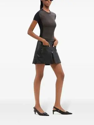 COURREGES Heritage Coated Miniskirt