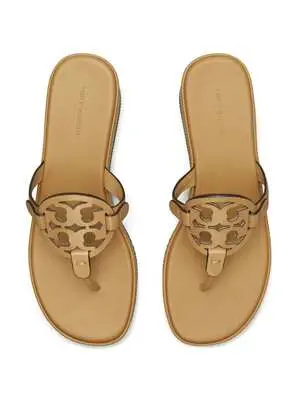 Tory Burch Miller Wedge Sandals - Neutrals