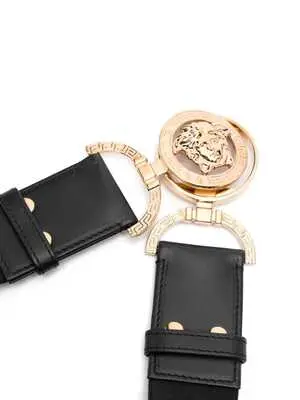 Versace Medusa Head-buckle Elastic Belt