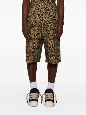 BLUEMARBLE Leopard-print Cotton Shorts