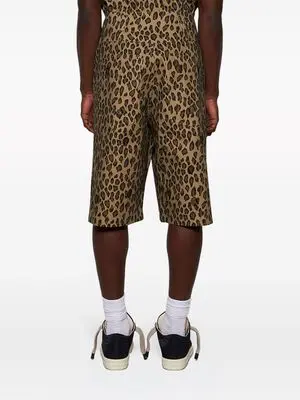 BLUEMARBLE Leopard-print Cotton Shorts