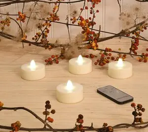 LUMABASE Extra Large Battery-operated Tealights With Rc