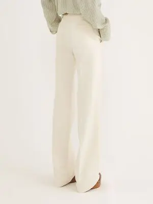 Chloé Tailored Pants In Brushed Cotton
