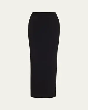 THE ROW THE ROW Gabbo Long Skirt - Black