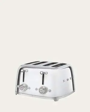 SMEG Retro 4 Slot Toaster Chrome