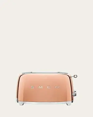 SMEG Retro 2-slice Toaster Rose Gold