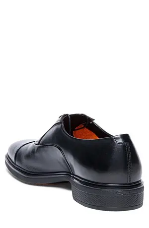 Santoni Cap Toe Oxford - Black