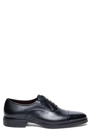 Santoni Cap Toe Oxford - Black