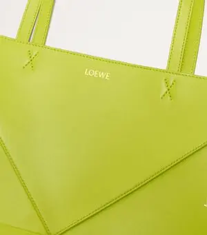 Loewe Leather Puzzle Fold Tote Bag