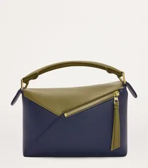 Loewe Small Leather Puzzle Edge Top-handle Bag