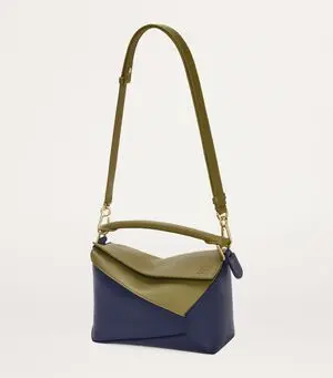 Loewe Small Leather Puzzle Edge Top-handle Bag