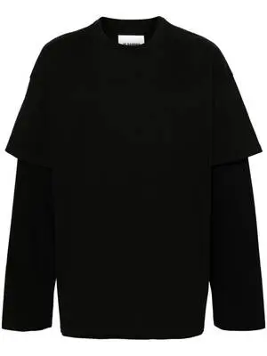 JIL SANDER Logo-print Layered T-shirt