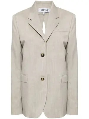 Loewe Straight Hem Blazers For Women