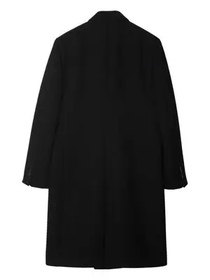 Burberry Double-breasted Wool Coat - Black