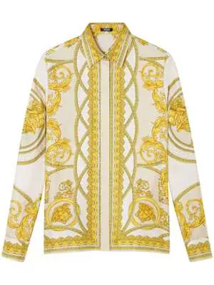 Versace Straight Hem Shirts For Women