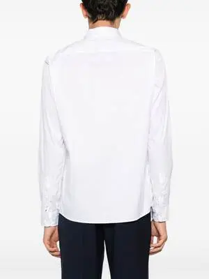 BOSS Logo-embroidered Poplin Shirt