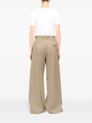 MAISON MARGIELA Tailored Wide-leg Trousers - Neutrals