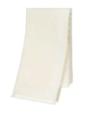 Tory Burch T-monogram Jacquard Traveler Scarf - Neutrals