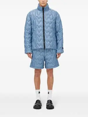 MSGM Quilted Padded Jacket - Blue