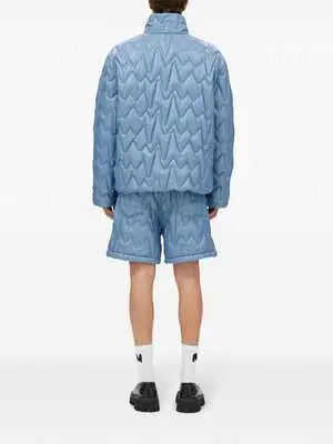 MSGM Quilted Padded Jacket - Blue