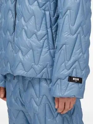 MSGM Quilted Padded Jacket - Blue
