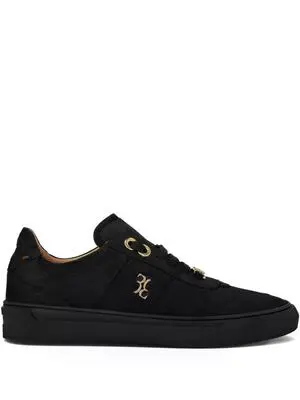 Billionaire Gold Tone Sneakers For Men