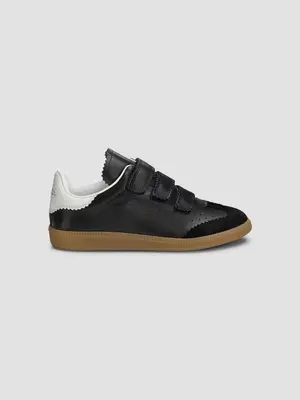 Isabel Marant Étoile Beth Leather Low-top Sneakers - Black