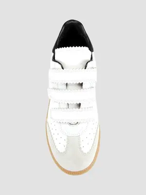 Isabel Marant Étoile Beth Leather Low-top Sneakers - White