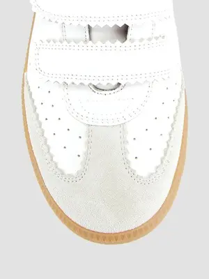 Isabel Marant Étoile Beth Leather Low-top Sneakers - White