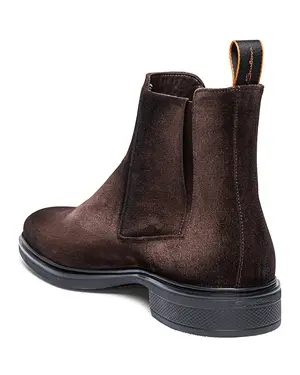Santoni Chelsea Boots - Dark Brown